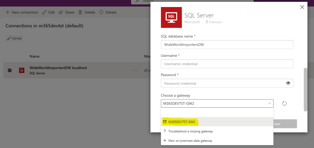 Roles required for Data Gateway usage in Power Platform – MSFTNERDS